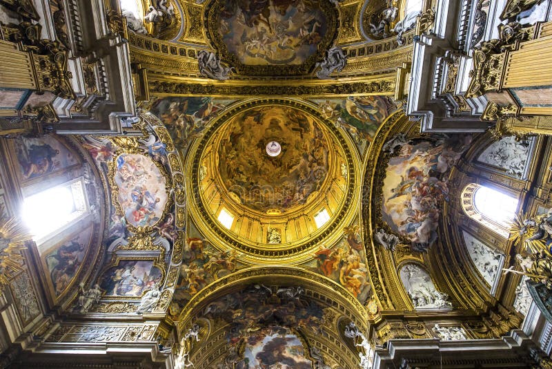 Chiesa Del Gesu, Roma, Italia Immagine Editoriale - Immagine di ...