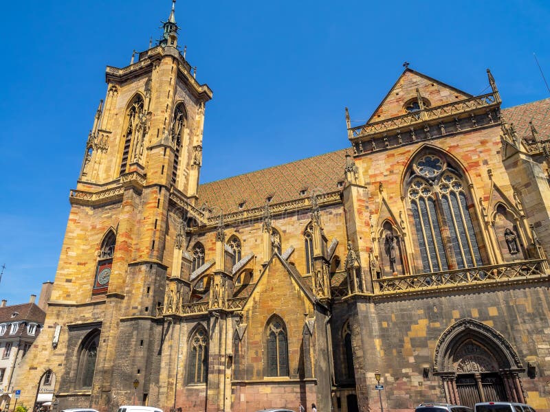 Chiesa Nel Collegiale St Martin Di Colmar Fotografia Stock - Immagine ...