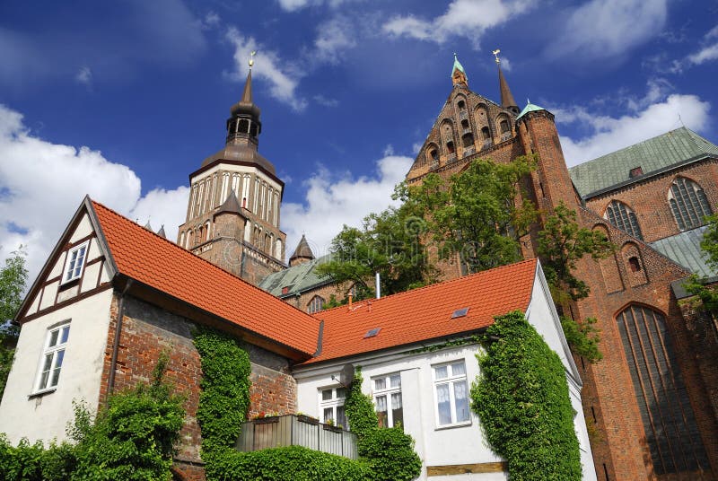 St Nikolai Della Chiesa in Stralsund, Germania Immagine Stock ...