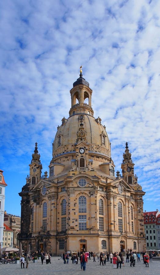 Chiesa Di Frauenkirche a Dresda, Germania Fotografia Stock Editoriale ...