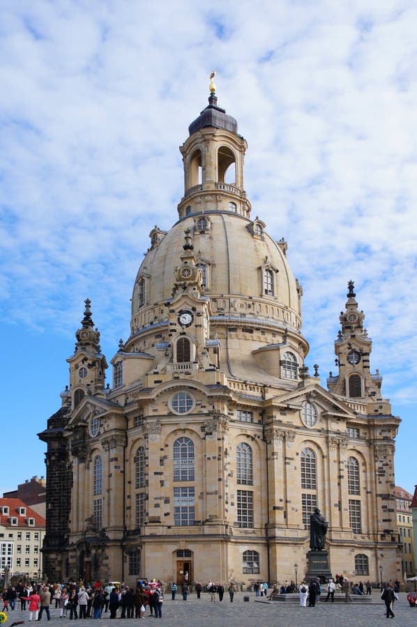 Chiesa Di Frauenkirche a Dresda, Germania Fotografia Stock Editoriale ...