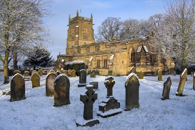 Chiesa Di Parrocchia Inglese - North Yorkshire - Inghilterra Fotografia ...