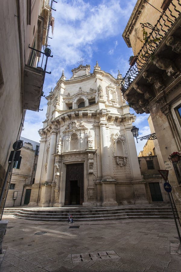 Chiesa Di San Matteo in Lecce, Capitale Del Barocco Immagine Stock ... Chiesa Di San Matteo in Lecce, Capitale Del Barocco Immagine Stock ...