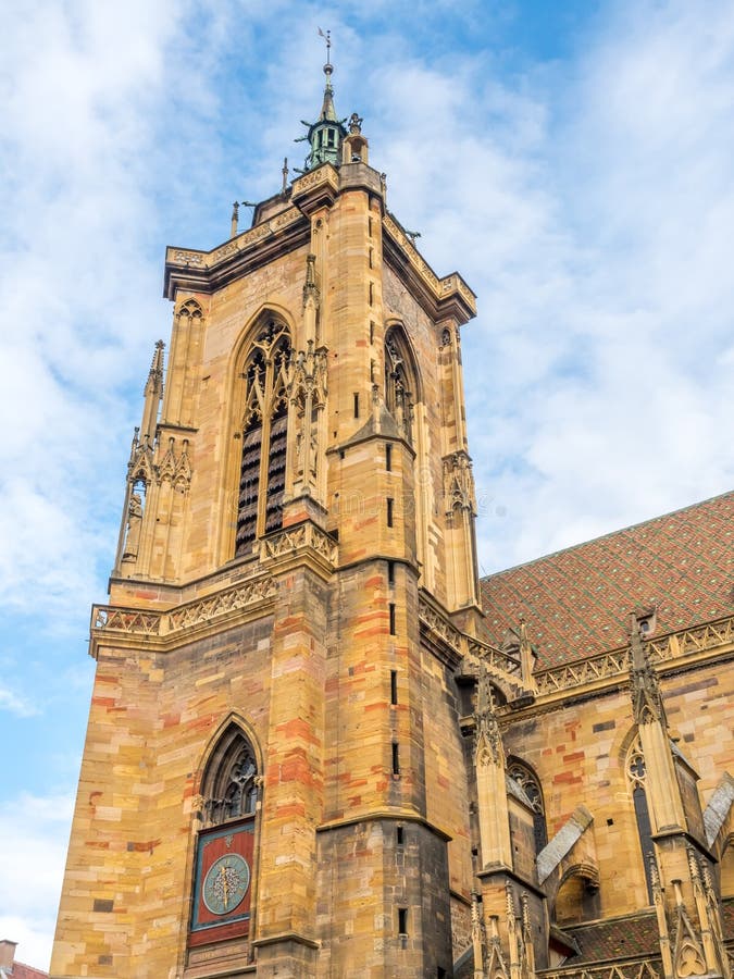 Chiesa Di StMartin a Colmar, Francia Fotografia Stock - Immagine di ...