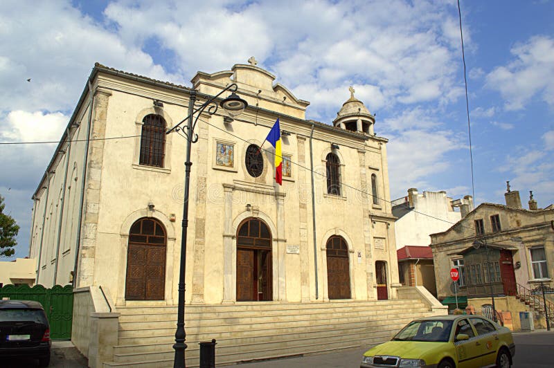 Chiesa Greca a Costanza, Romania Fotografia Stock - Immagine di ...