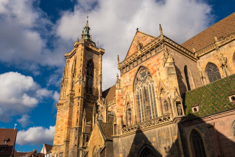 Chiesa Di StMartin A Colmar, Francia Fotografia Stock - Immagine di ...