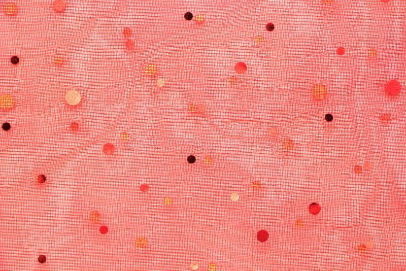 Chiffon red dotted fabric stock photo. Image of drapery - 40798312