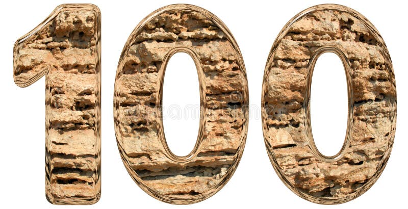 3D cent sur le fond blanc illustration stock. Illustration du lumière ...