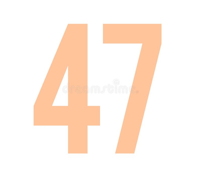 47 chiffres illustration stock. Illustration du présentation - 228196959