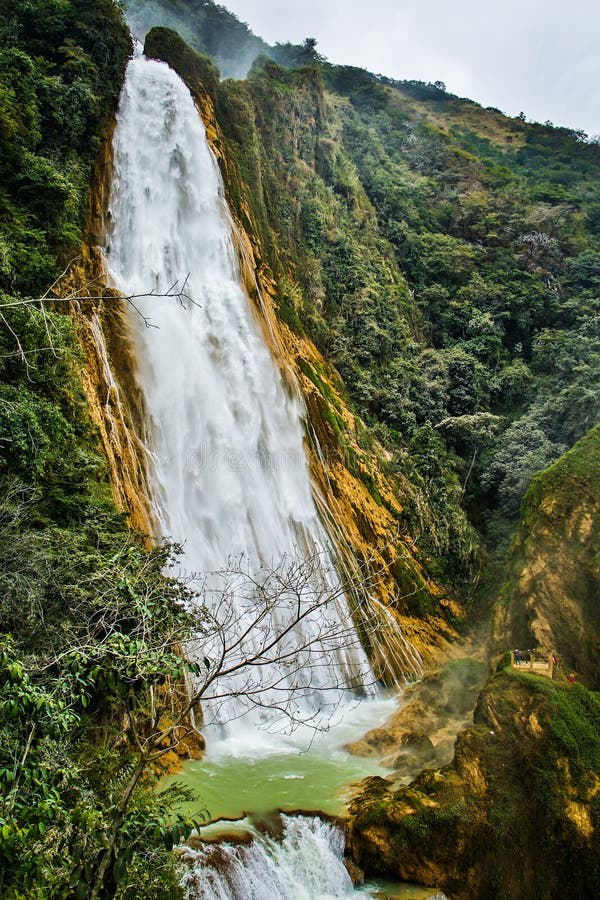 Cascadas El Chiflon Waterfall, Chiapas, Stock Image - Image of cascadas ...