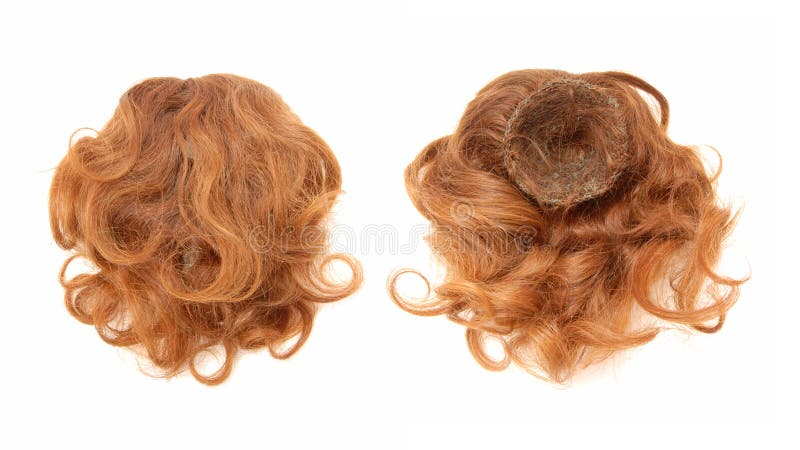 Chignon Red-haired. image stock. Image du artisanat, gingembre - 26792423