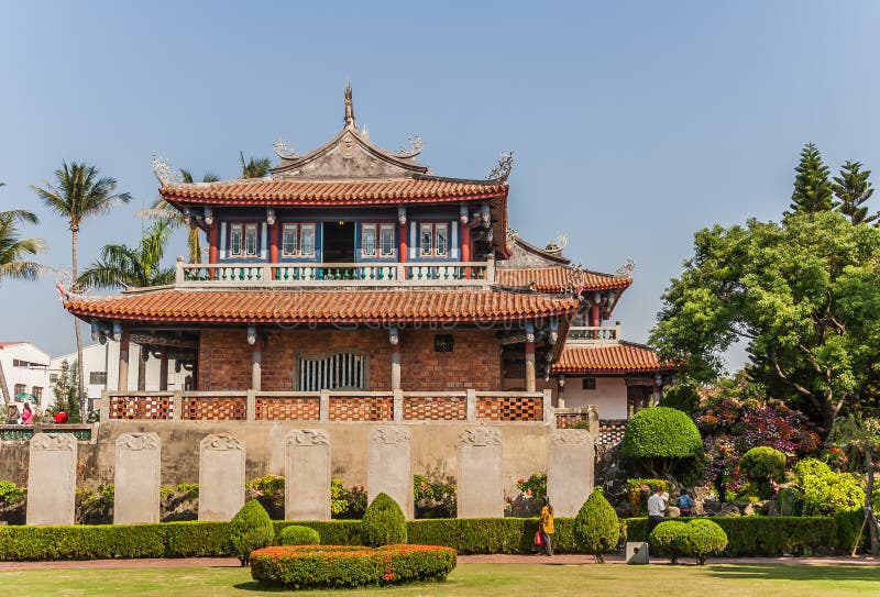Chihkan Tower, Fort Proventia in Tainan, Taiwan Stock Image - Image of ...