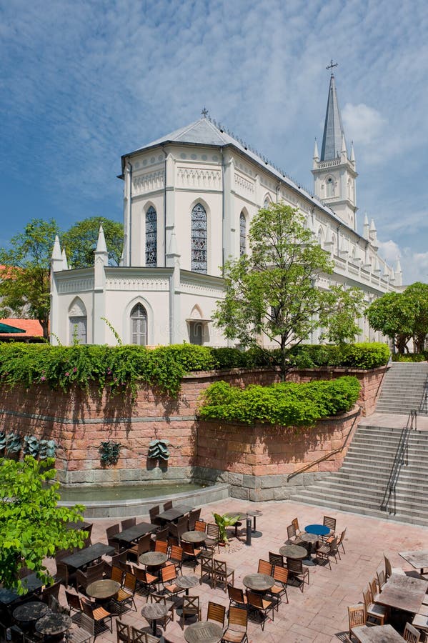 CHIJMES, Singapore stock image. Image of monument, retro - 16469355