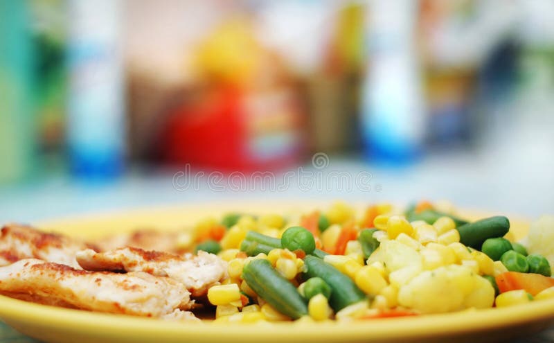 Grill Chiken stock image. Image of breast, food, culture - 6443207