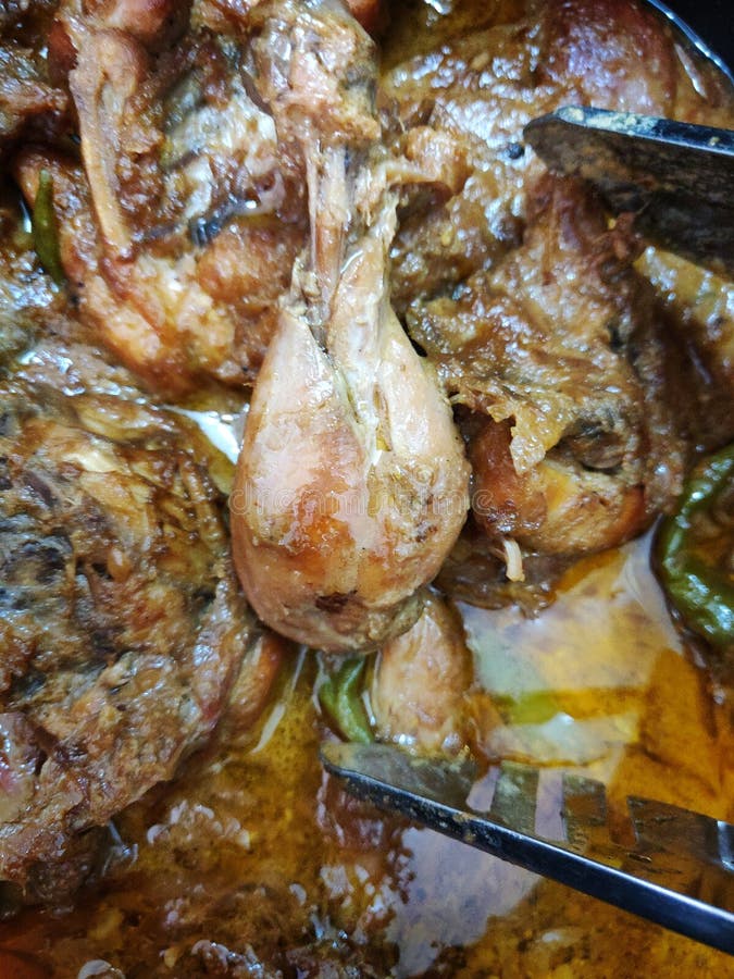 Chiken Roast Which Tastes Amazing Stock Photo - Image of curry, food ...