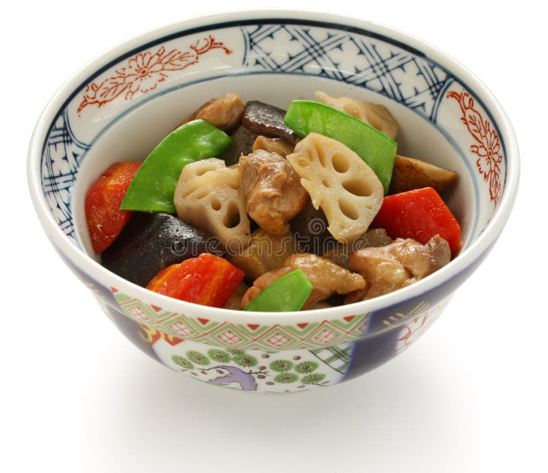 Chikuzenni, Japanese Nimono Cuisine Stock Image - Image of japan ...