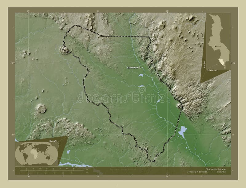 Chikwawa, Malawi. Wiki. Labelled Points of Cities Stock Illustration ...