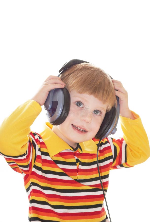 Music child stock image. Image of headphones, design - 13228225