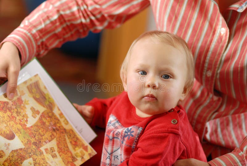 Child stock photo. Image of mamma, eleven, mammy, reading - 4496628