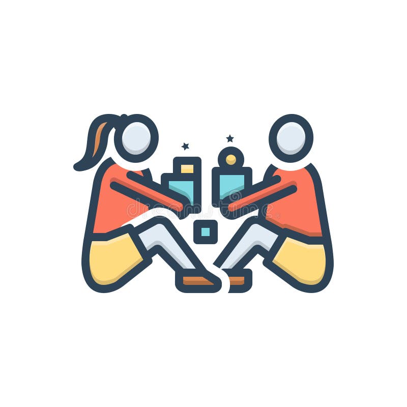 Color Illustration Icon for Child Activities, Education and Play Stock ...