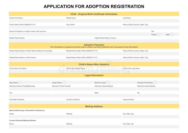 Child Adoption Application Stock Illustrations – 57 Child Adoption Application Stock ...