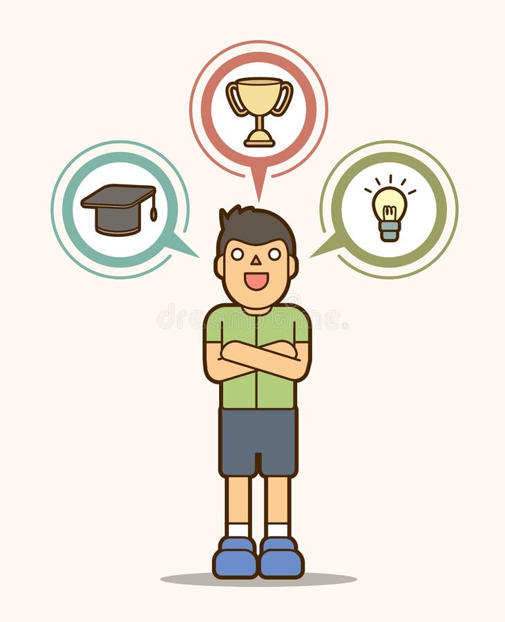 Children Ambition Stock Illustrations – 207 Children Ambition Stock ...