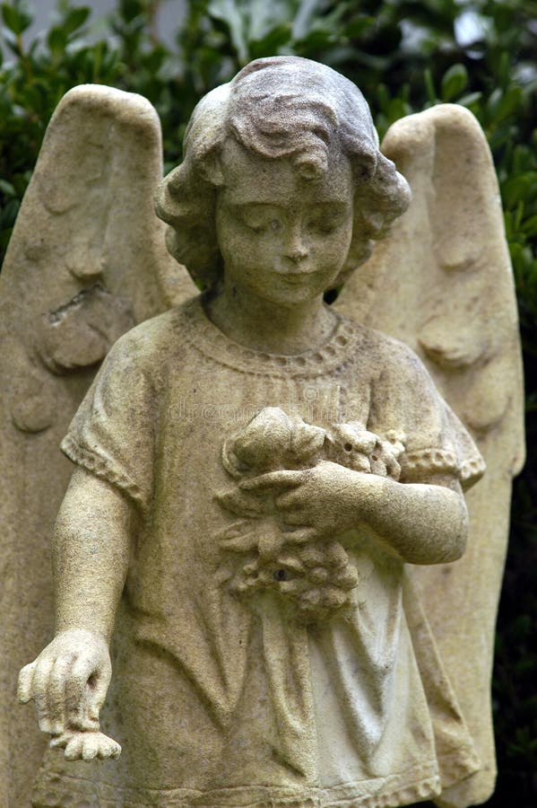 Child angel stock photo. Image of statue, dead, tomb, church - 1249742