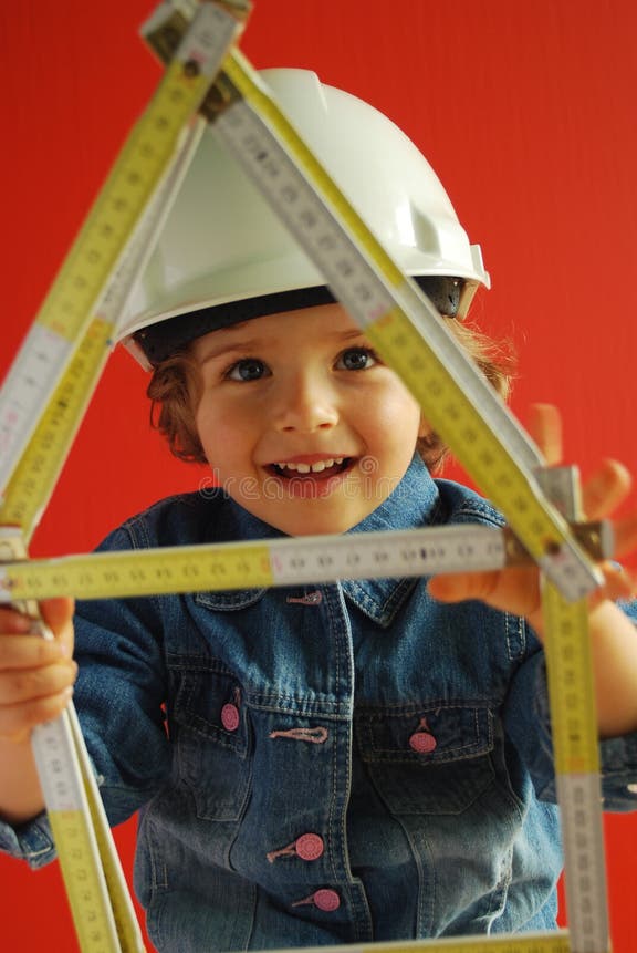 Child Architect stock image. Image of abstract, building - 2988471