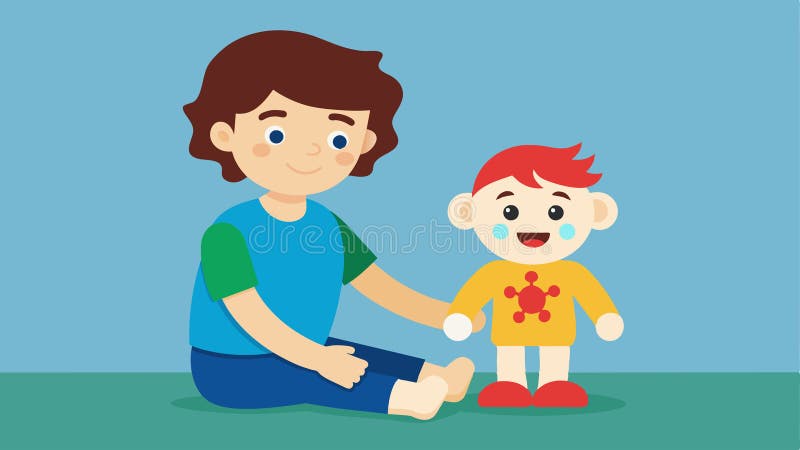 A Child with Autism Using a Personalized Therapy Doll To Learn Social ...
