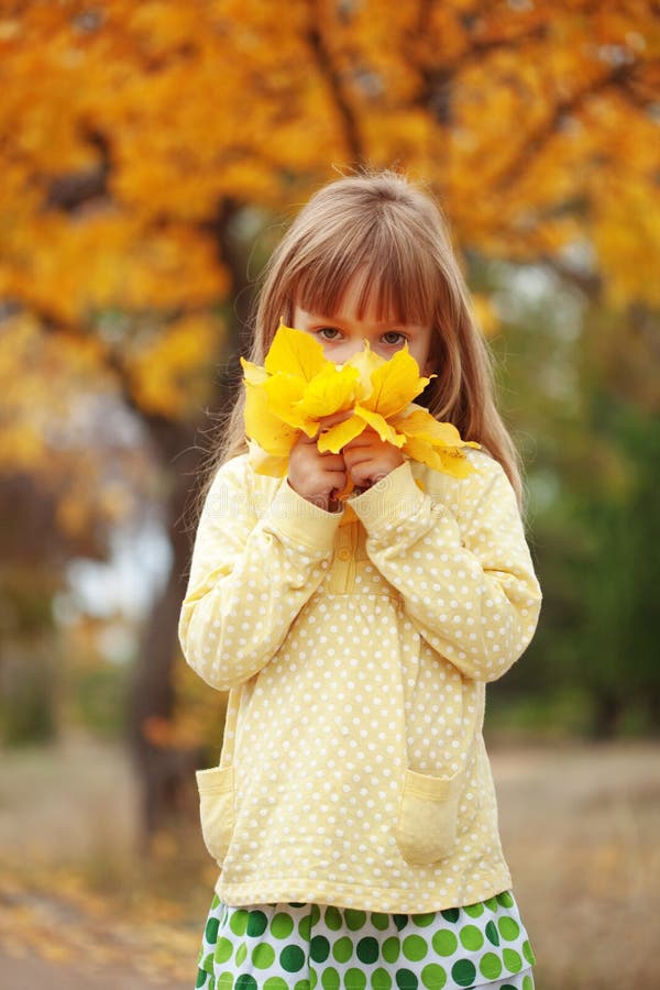 Child in autumn stock photo. Image of childhood, child - 16657336