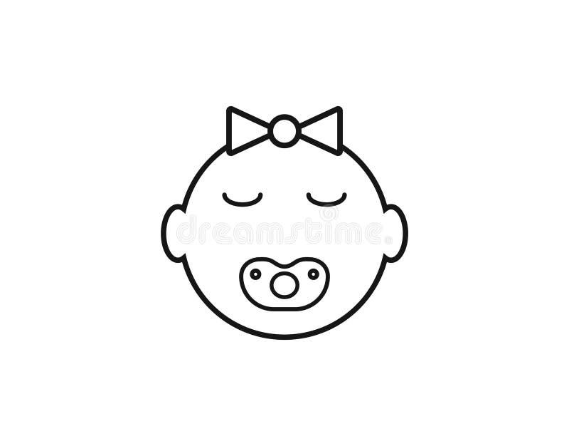 Child, Baby Icon. Vector Illustration, Flat Design. Stock Vector ...