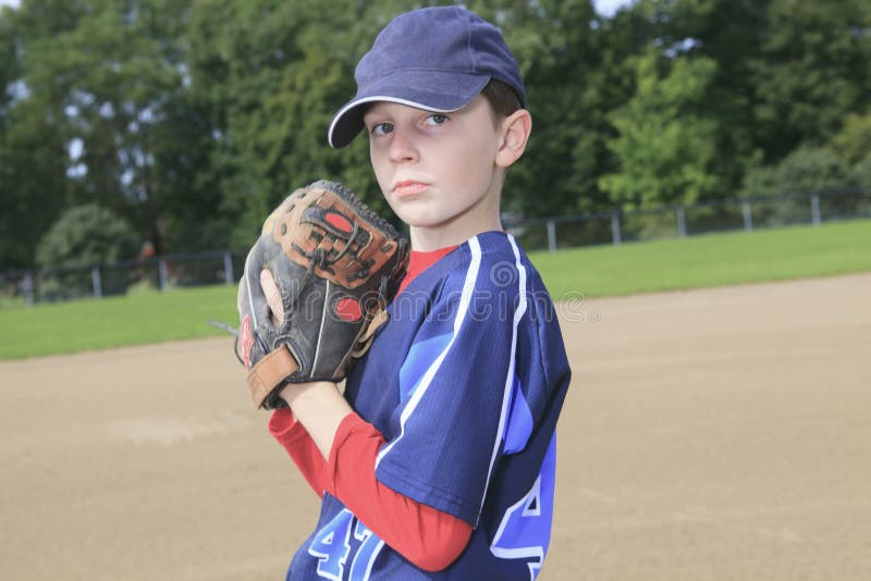 Child Baseball Player Drinking Chocolate Milk Stock Image - Image of ...