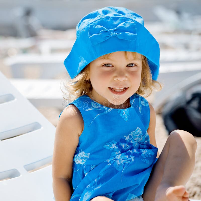 Child on a beach stock photo. Image of travelling, happiness - 54292204