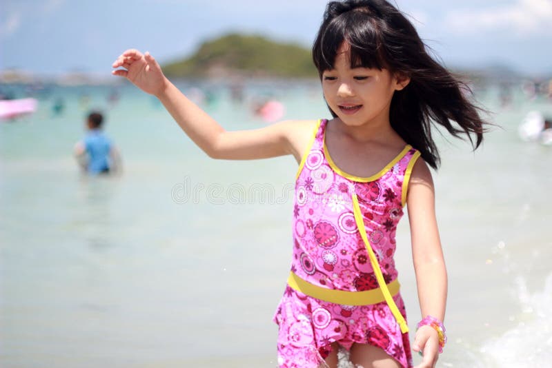 Child on beach stock image. Image of body, humankind - 42159633