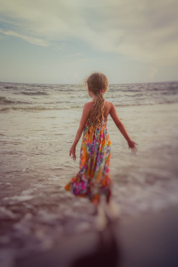 Happy Kids on Pretty Beach stock photo. Image of child - 5336672