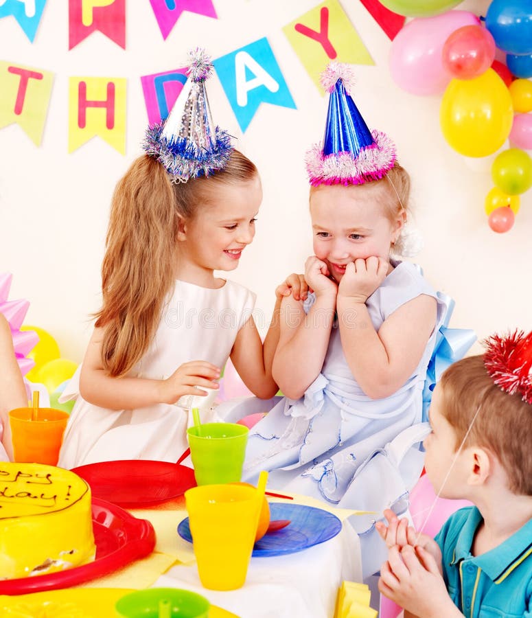 Child birthday party . stock photo. Image of colorful - 24459320