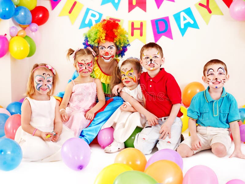 Child birthday party . stock photo. Image of little, celebration - 26141708