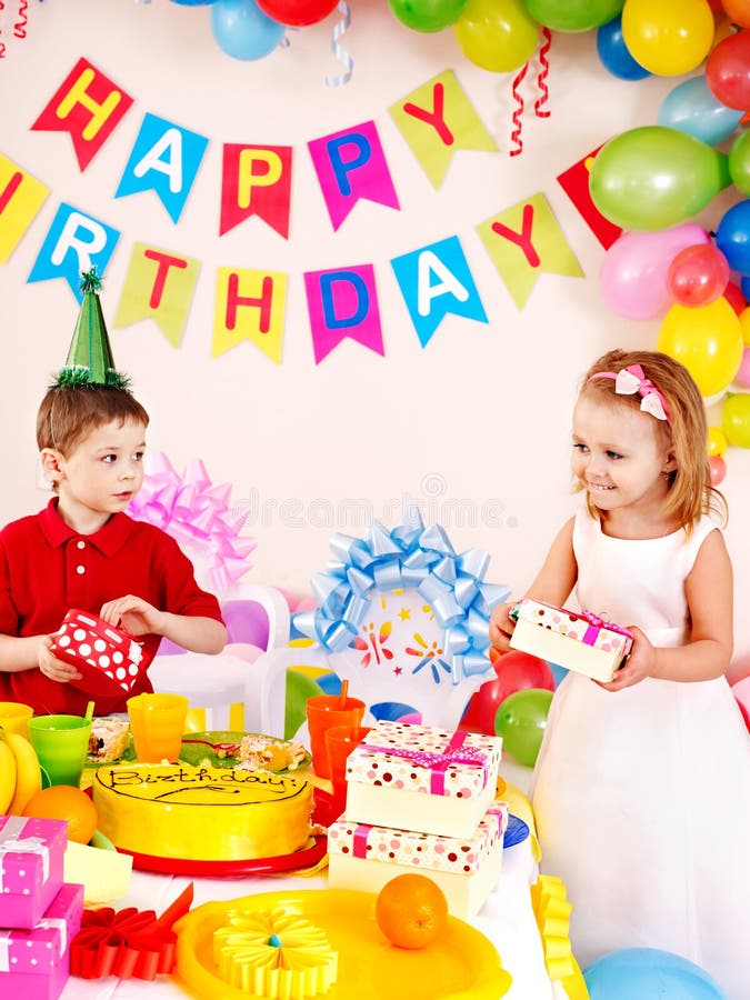 Child birthday party . stock image. Image of baked, bakery - 34068705