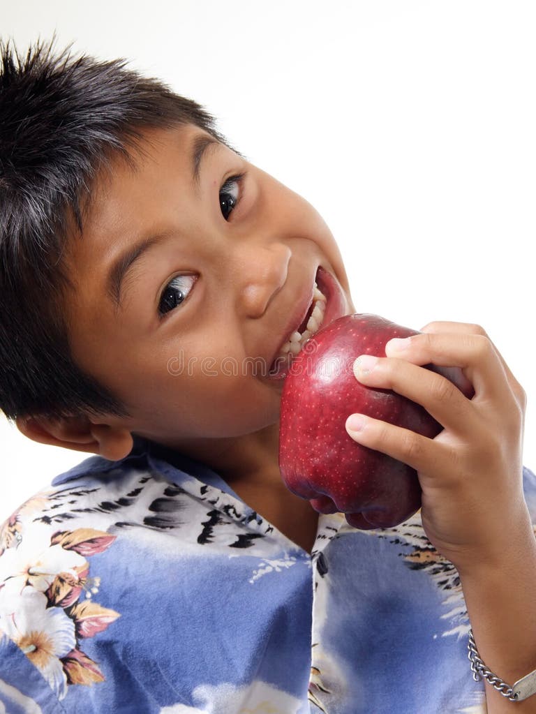 Kids Teeth Biting Food Stock Photos - Free & Royalty-Free Stock Photos ...