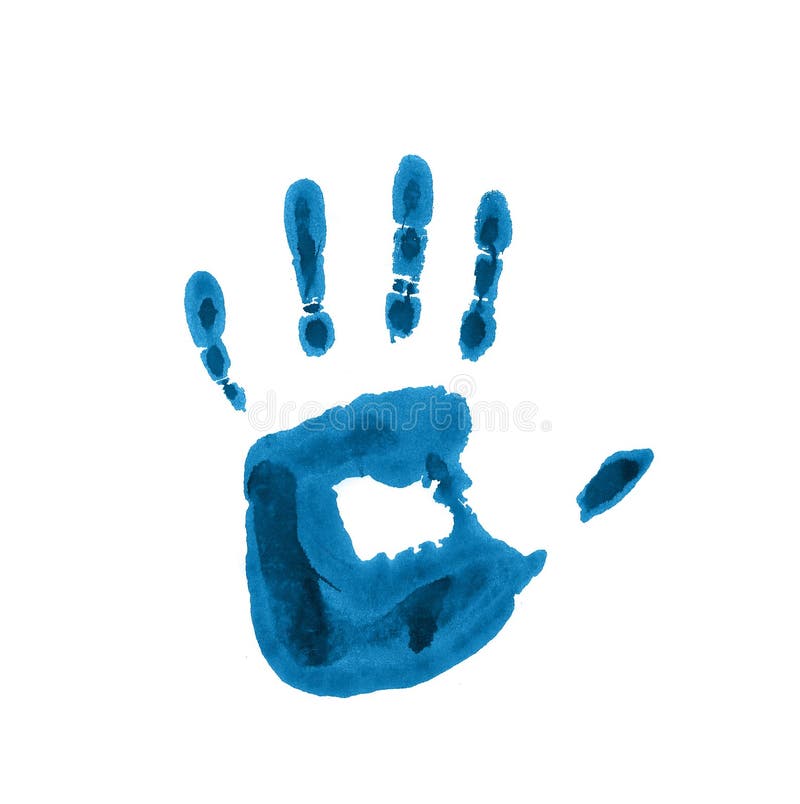 Father and Son Handprints Illustration Stock Vector - Illustration of ...