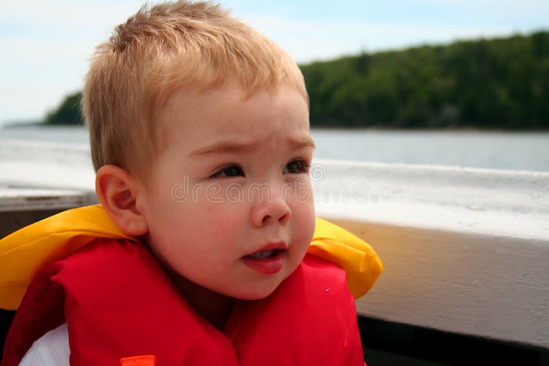 Child on Boat stock image. Image of flotation, male, person - 6272041