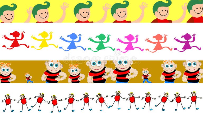 Child Borders Stock Illustrations – 1,297 Child Borders Stock ...