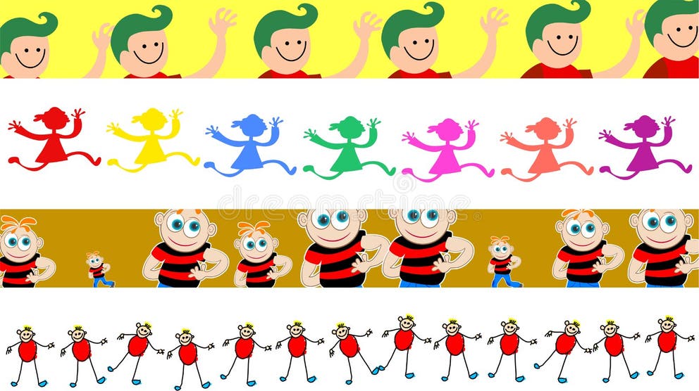 Child Borders Stock Illustrations – 1,297 Child Borders Stock ...