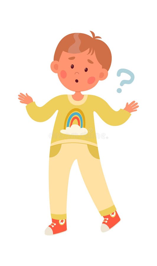 Kid Questioning Stock Illustrations – 69 Kid Questioning Stock ...