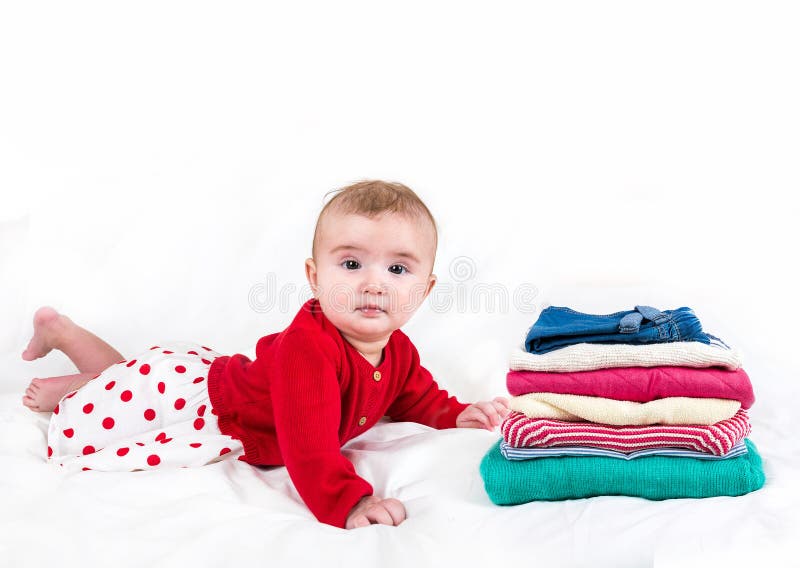 The Child in Bright Clothes Stock Photo - Image of bright, childhood ...