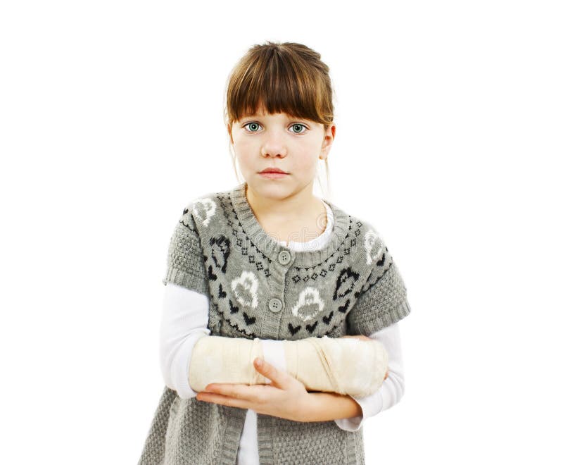 Broken child hand stock photo. Image of bandage, forearm - 94751076