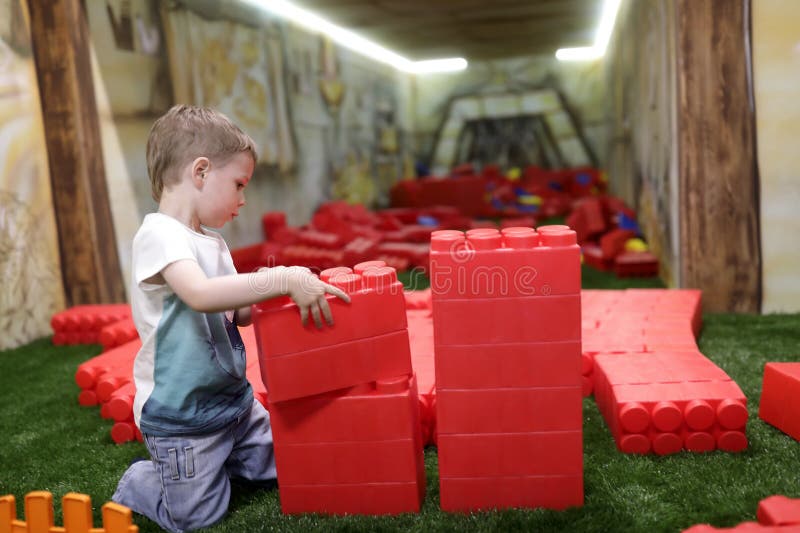 Child building house stock photo. Image of childhood - 117191546