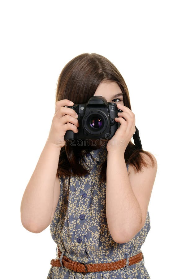 Child with a camera stock photo. Image of beautiful, camera - 40865342