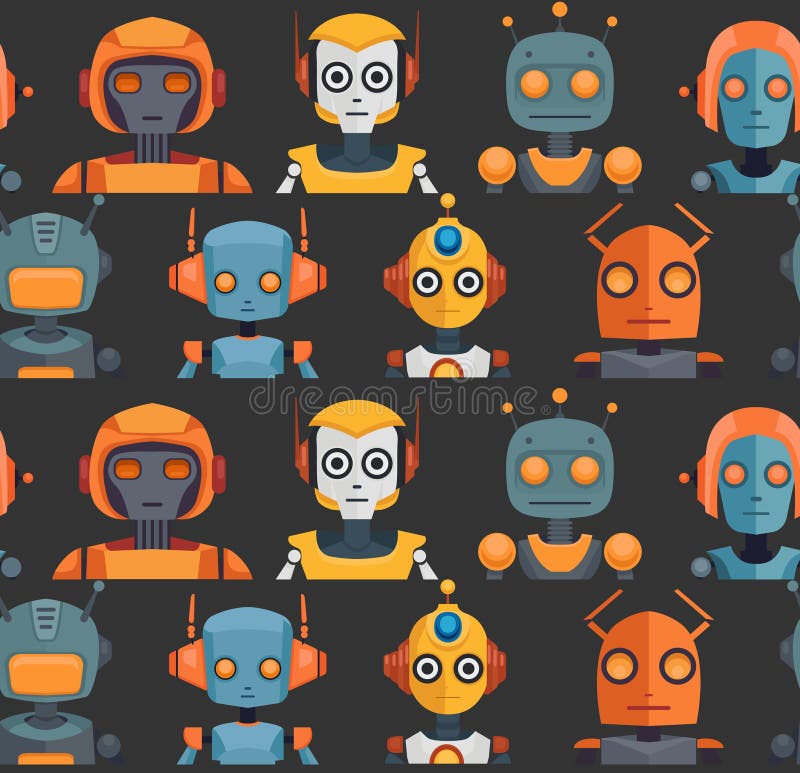 Robots Texture Stock Illustrations – 1,002 Robots Texture Stock ...