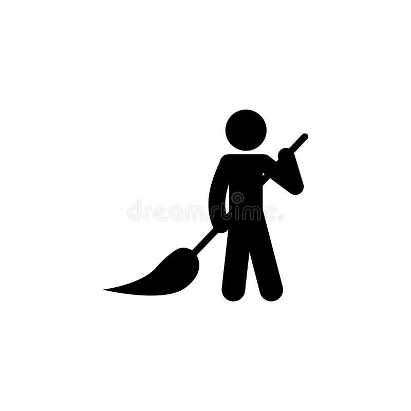 Cleaning, Floor Worker Icon. Construction People Icons Universal Set ...